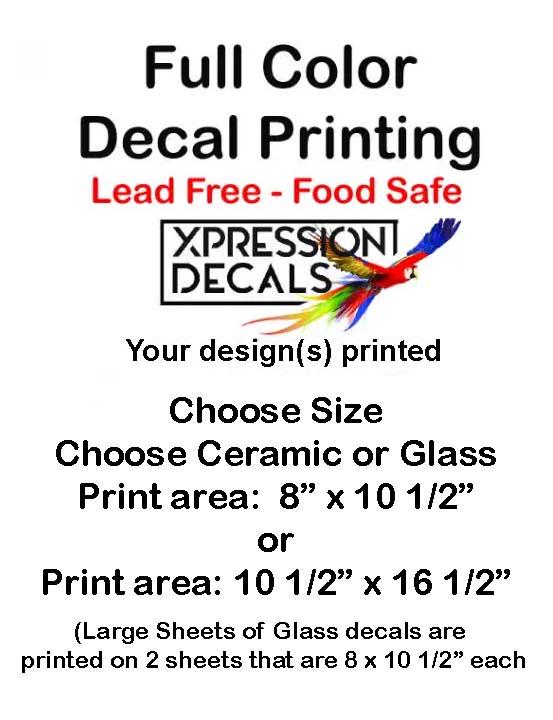 Ceramic & Glass Decals – XpressionDecals